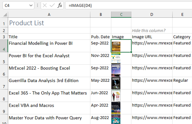 Excel: New Formula to Show Images in Excel | IMA