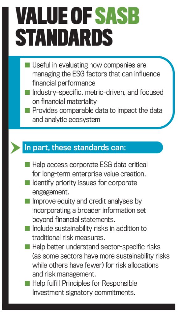 The SASB and Sustainability Standards | IMA