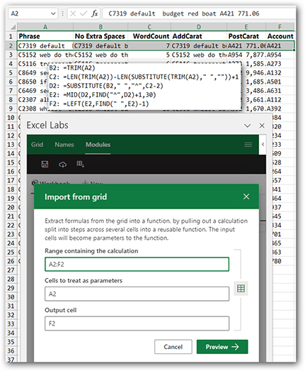 Excel: Combining Subformulas Using Excel Labs | IMA Excel: Combining Subformulas Using Excel Labs | IMA
