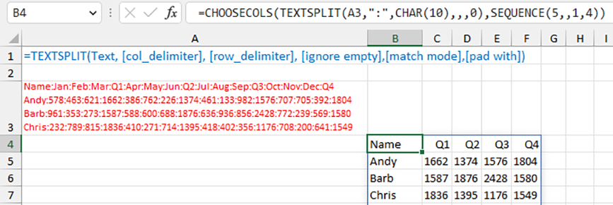Excel: Text to Columns with TEXTSPLIT | IMA