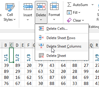Excel: Quickly Deleting All Blank Columns | IMA